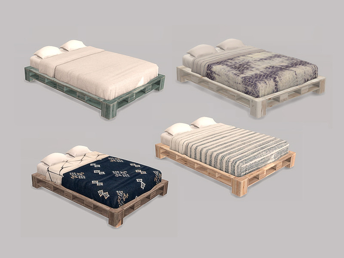 Second Life Marketplace - Groot bed duble 2 full pem