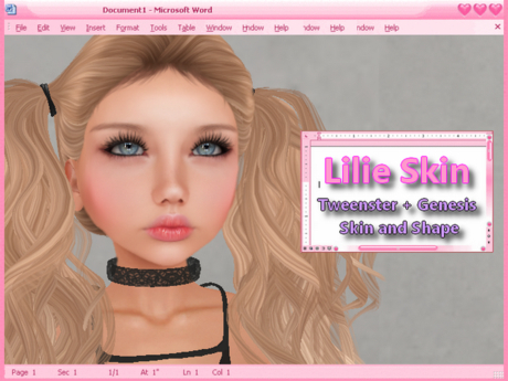 Second Life Marketplace - Lilie // Genesis // Tweenster skin BOM ...