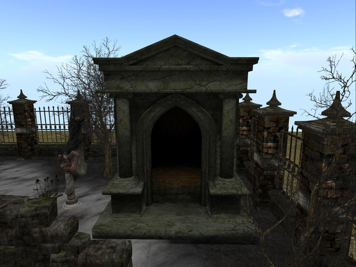 Second Life Marketplace - Eternal Rest Gothic Cemetery Crypt Mesh