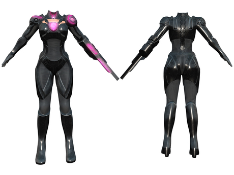 Second Life Marketplace - FullPerm Cyborg Security Robo Suit Maitreya ...