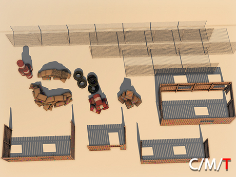 Second Life Marketplace - "Killer's" PaintBall Arena Props Set