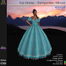 Second Life Marketplace - L2L Taj Dress - Turquoise/Silver