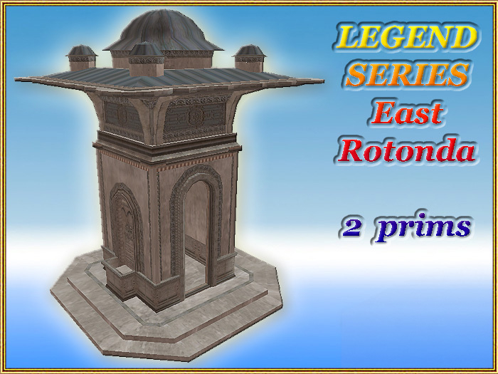 Second Life Marketplace - LEGEND SERIES East Rotonda (2 prim) (Full perm)
