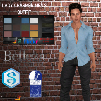 Second Life Marketplace - DEMO-Lady Charmer Men's Outfit "BOXED"