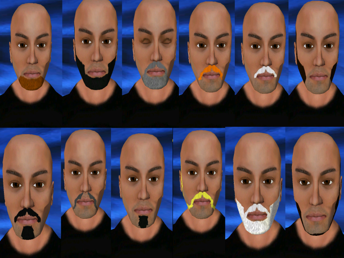 Second Life Marketplace - Beards Tattoo Facial Hair
