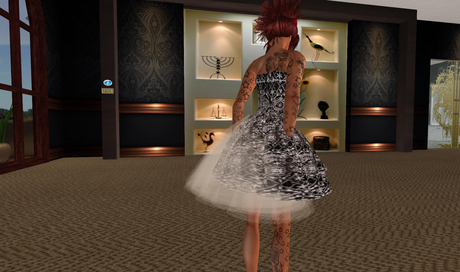 Second Life Marketplace - [LAF] Flexy Black & Beige Dress