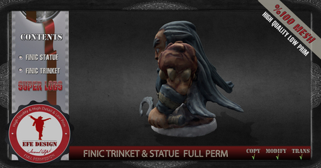 Second Life Marketplace - Finic Statue & Finic Trinket Full Permission ...