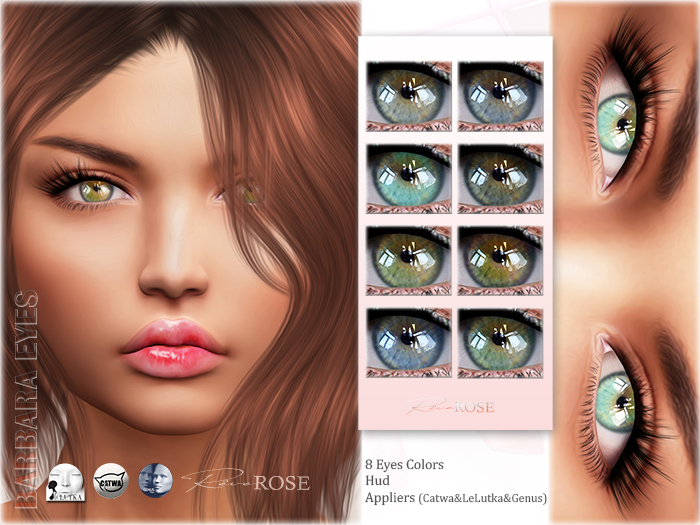 Second Life Marketplace - Reve Rose - Barbara Eyes *LeLutka*