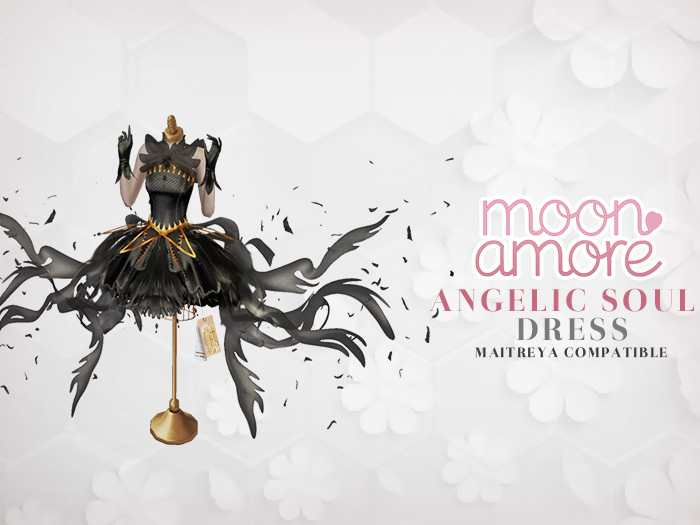 Second Life Marketplace - :Moon Amore: Angelic Souls Outfit/ Onyx