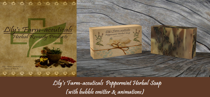 Second Life Marketplace - Lily's Farm-aceuticals Herbal Soap ...