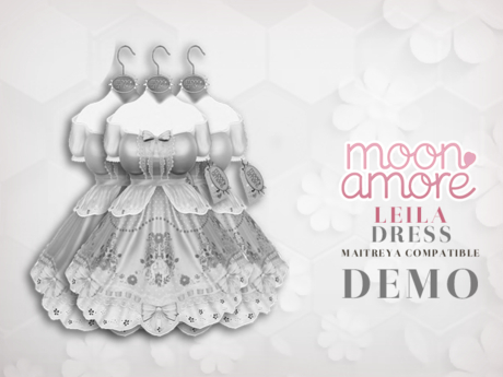 Second Life Marketplace - :Moon Amore: Leila Dress (DEMO)