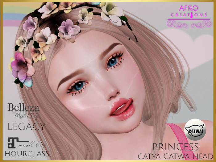 Second Life Marketplace - Princess Teen Kawaii Shape Catya Catwa ...