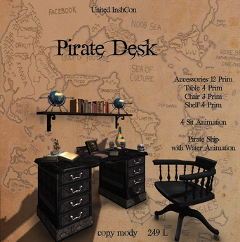 Second Life Marketplace - *UI* Pirate Desk v