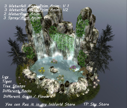 Second Life Marketplace - ** New *-* Waterfall