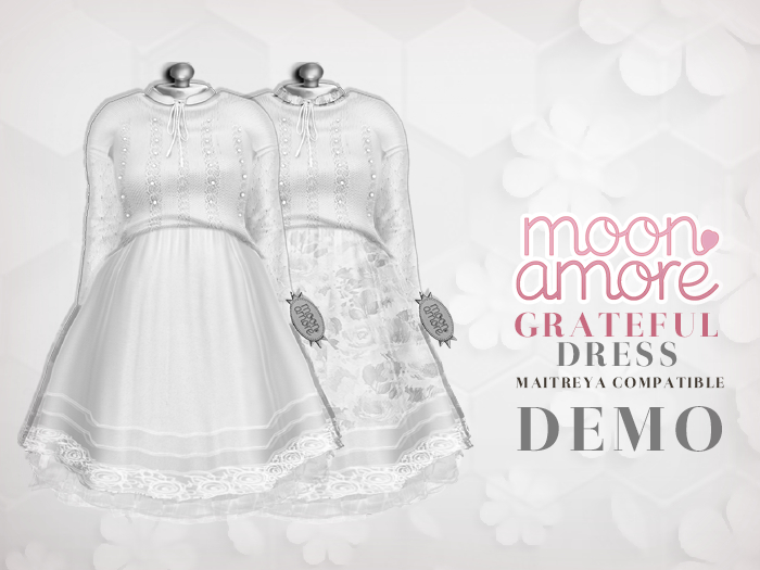 Second Life Marketplace - :Moon Amore: Grateful Outfit / DEMO