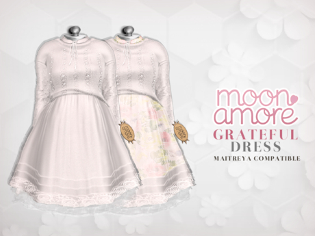 Second Life Marketplace - :Moon Amore: Grateful Outfit / Pure
