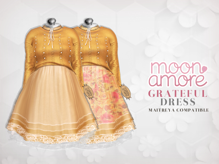 Second Life Marketplace - :Moon Amore: Grateful Outfit / Mustard