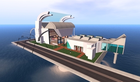 Second Life Marketplace - [-philiac] Corner Store Pre-fab