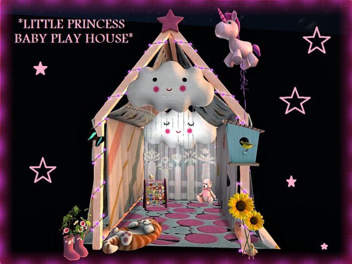 Second Life Marketplace - S.O. *LITTLE PRINCESS BABY PLAY HOUSE*