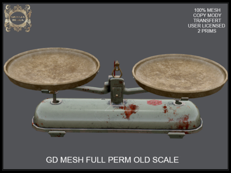 Second Life Marketplace - GD MESH FULL PERM OLD SCALE