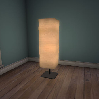 Second Life Marketplace - Square Paper Lamp