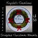 Second Life Marketplace - KBW7 Christmas Wreath 4 Red Bows & Snow (Rezz ...