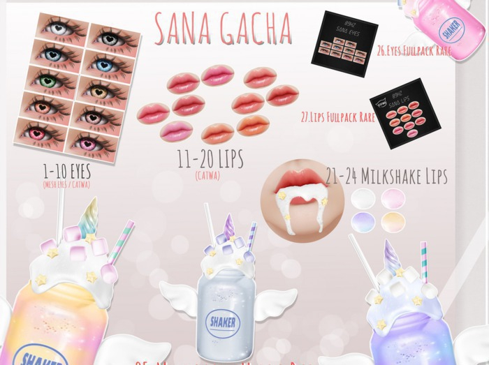 Second Life Marketplace - [89Hz] - 15. SANA Lips [Catwa Applier]