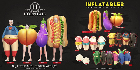 Second Life Marketplace - HORNTAIL - [HERO2B] Inflatables