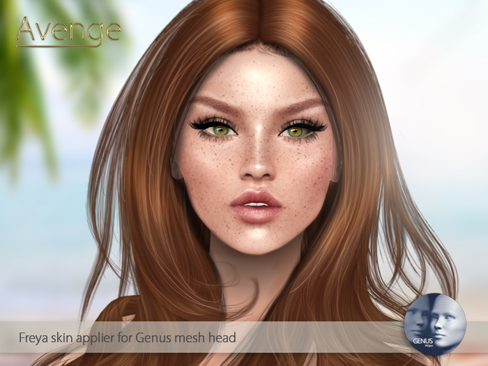 Second Life Marketplace - [Avenge] Freya skin applier for Genus - ivory ...