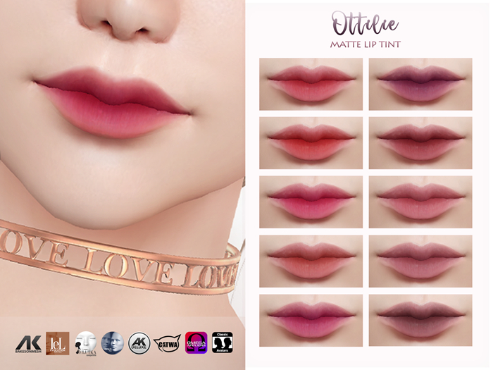 Second Life Marketplace - Lip Tint - Matte - Ottilie