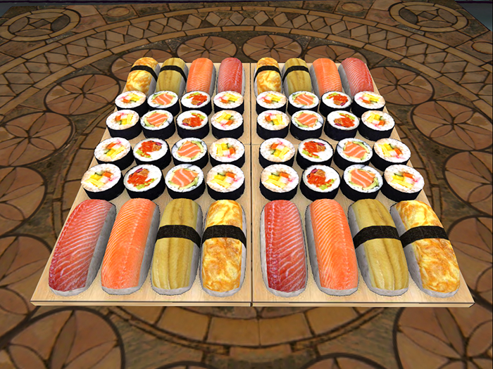 Second Life Marketplace - Bandeja de sushi / Sushi tray [G&S]