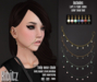 Second Life Marketplace - Kibitz - Tulip nose chain - obsidian