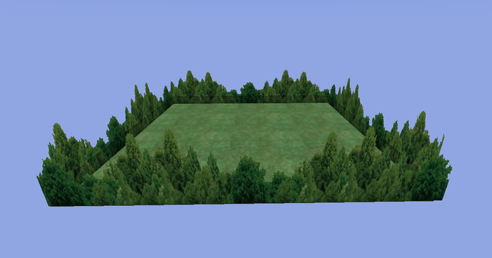 Second Life Marketplace - SKY BOX w/Forest texture and fence