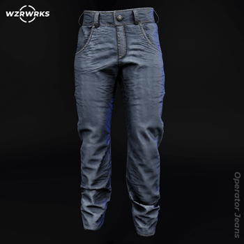Second Life Marketplace - [WAZ] Operator Jeans (Blue)