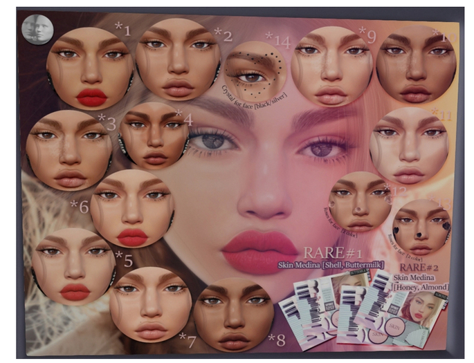 Second Life Marketplace - MILOTA Skins: Medina Common #13 [Genus]