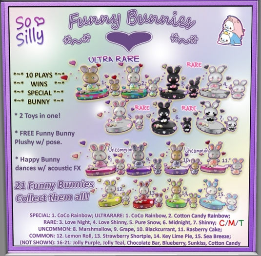 Second Life Marketplace - So Silly Funny Bunny BOXED - Lemon Roll 1