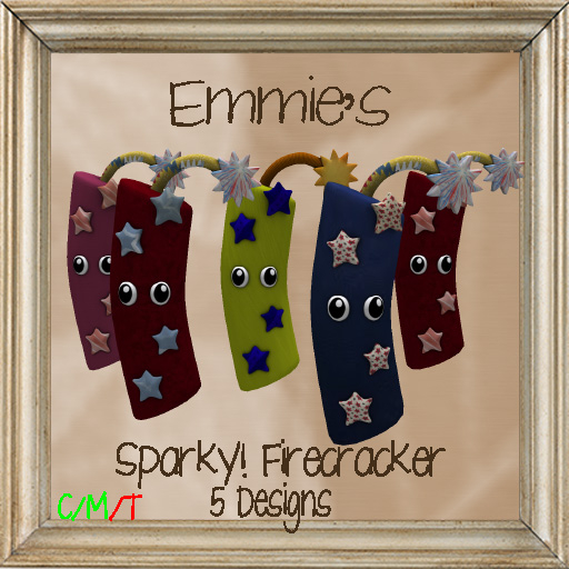 Second Life Marketplace - Sparky! Blue Red Stars