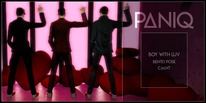 Second Life Marketplace - PANIQ - Boy With Luv Pose
