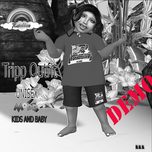 Second Life Marketplace - ((RBS)) Tripp Outfit Moppet KID AND BABY DEMO