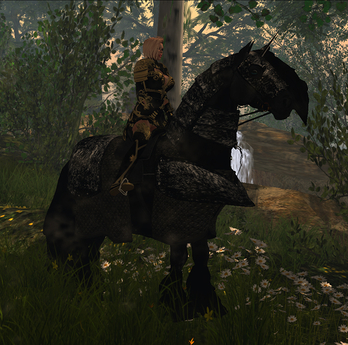 Second Life Marketplace - *E* RealHorse Rideable Gypsy Vanner Armored ...
