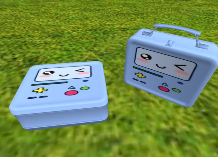 Second Life Marketplace - Blue Video Game Lunchbox