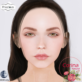Second Life Marketplace - { Precious } Corina Natural VANILLA skin ...