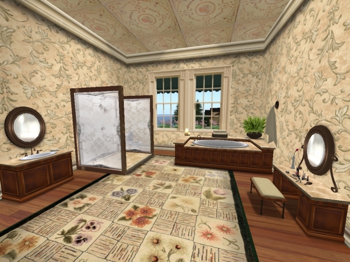 Second Life Marketplace - Carved Thistle and Marble Bathroom