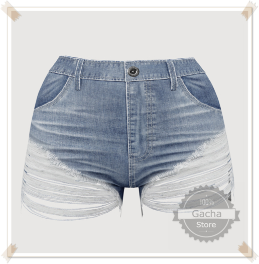 Second Life Marketplace - OSMIA - Sharon.Denim Shorts - L - Washed ...