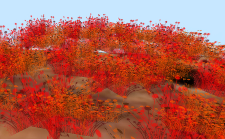 Second Life Marketplace - Red Grass Fire Colorized Infrared