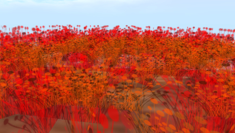Second Life Marketplace - Red Grass Fire Colorized Infrared
