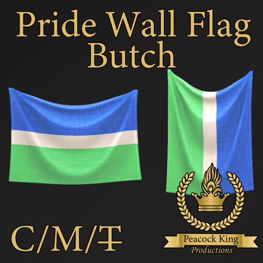 Second Life Marketplace - (PKP) Butch Lesbian Pride Wall Flags