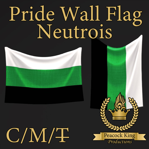 Second Life Marketplace - (PKP) Neutrois Pride Wall Flags