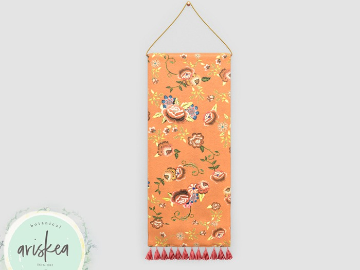 Second Life Marketplace - Ariskea[Moonin] Embroidery Hanging Decor[Peach]