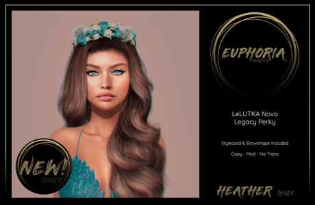 Second Life Marketplace - EUPHORIA Shapes - HEATHER Shape ( LeLUTKA ...